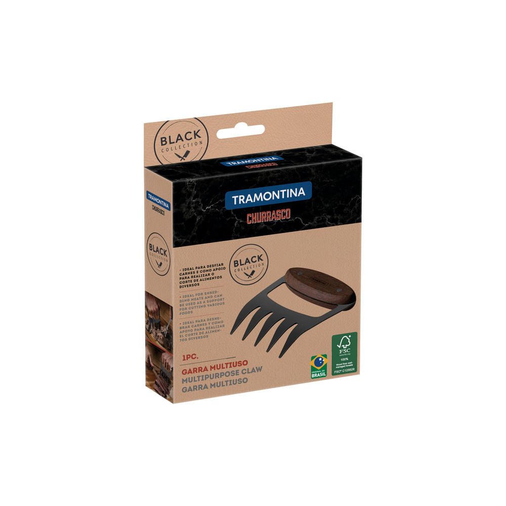 Garra Multiuso Black em Inox - Tramontina - Fretta Home