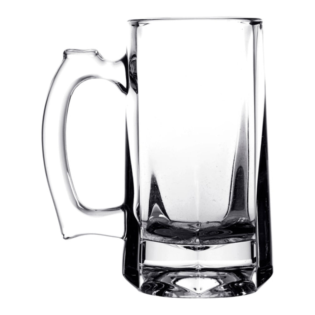 Caneca para Cerveja em Vidro 340ml - Zahav - Fretta Home