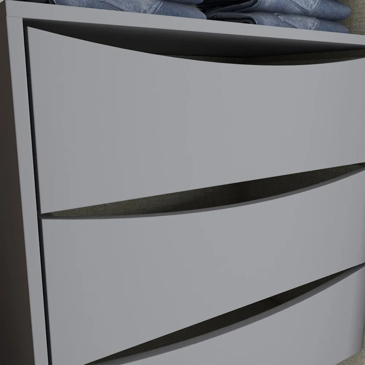 Guarda Roupa Vicenza de Casal com 2 Portas de Correr - Henn - Fretta Home