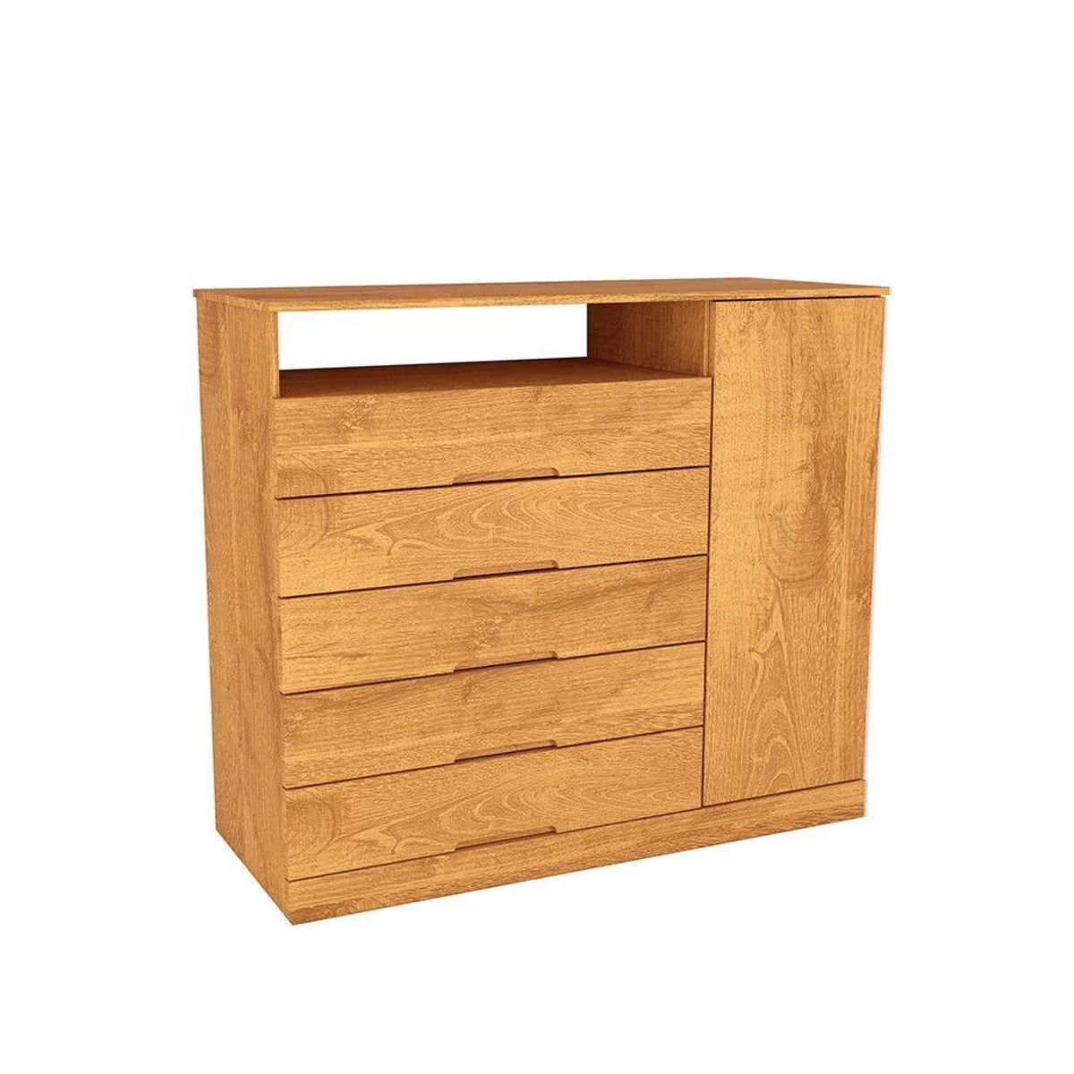 Cômoda Portugal 5 Gavetas em MDP/MDF com Sapateira - Europa - Fretta Home