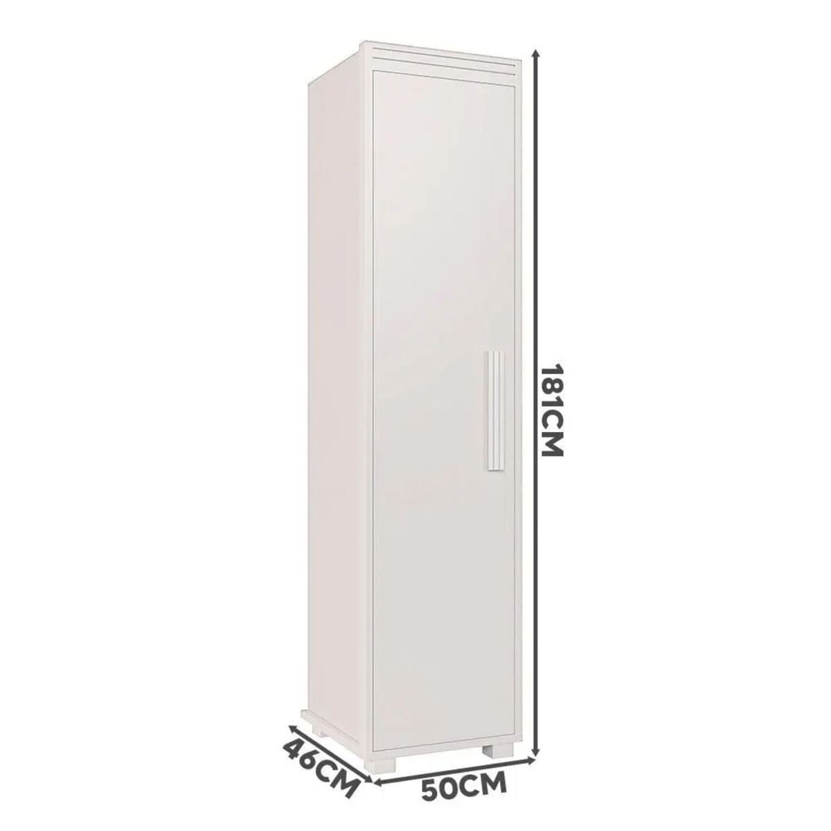 Armário Multiuso Malta 1 Porta 100% MDF - Fênix - Fretta Home