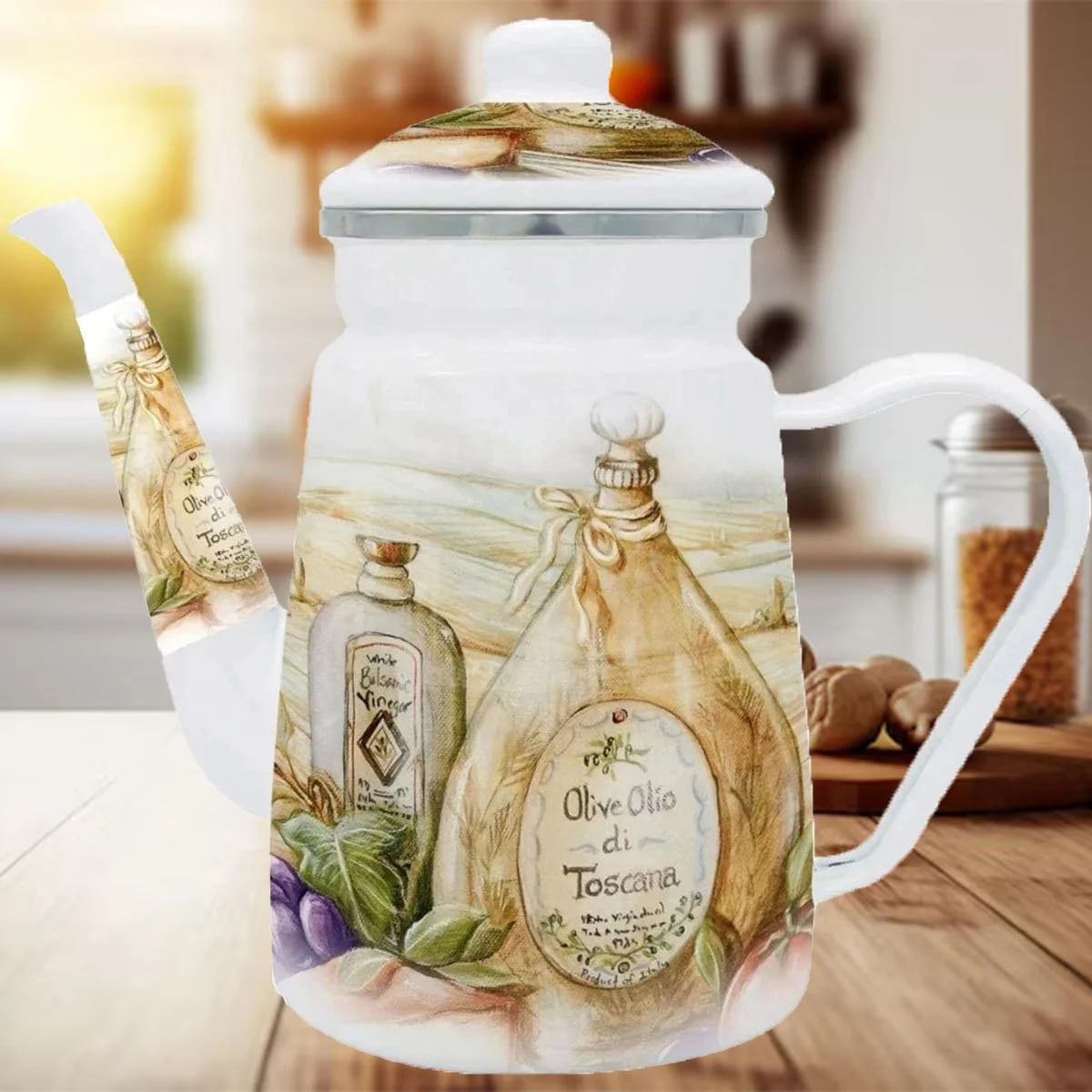 Bule Esmaltado com Indução Chá e Café Italy Premium 1,2 Litros - A5 ...